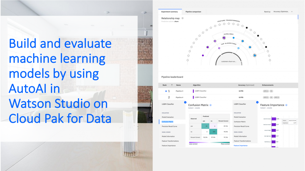 Build and evaluate machine learning models by using AutoAI in Watson ...