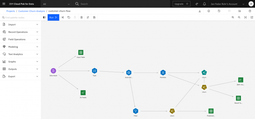 Graphically build and evaluate machine learning models by using SPSS Modeler flow in Watson ...