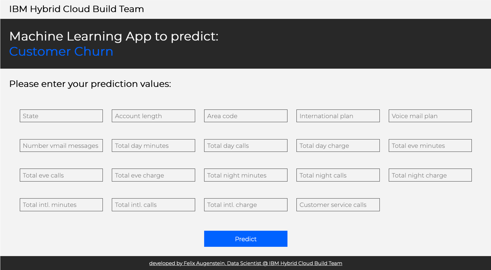 Deploy A Local Python App To Test Your Machine Learning Models For Instance To Predict Customer