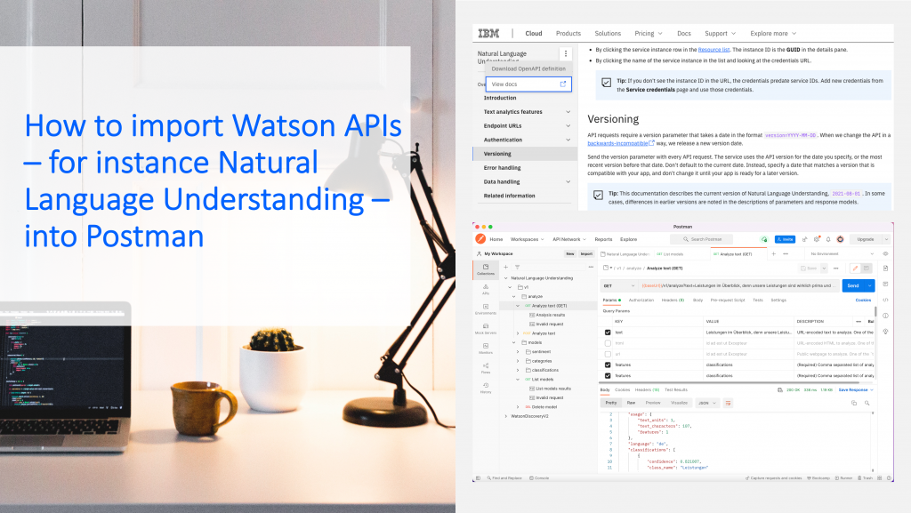 How to import Watson APIs – for instance Natural Language Understanding – into Postman – Felix ...