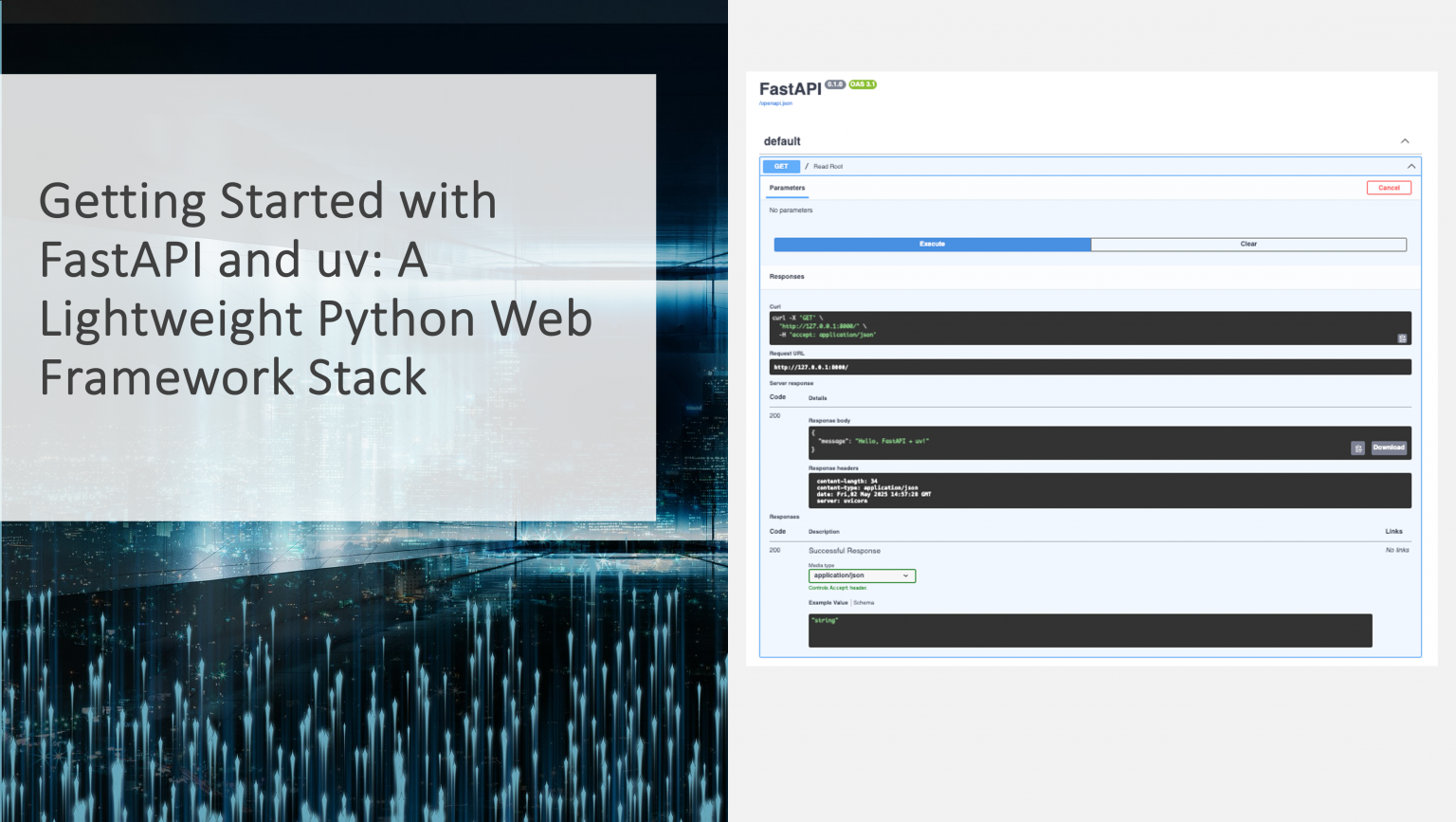 Getting Started with FastAPI and uv: A Lightweight Python Web Framework ...